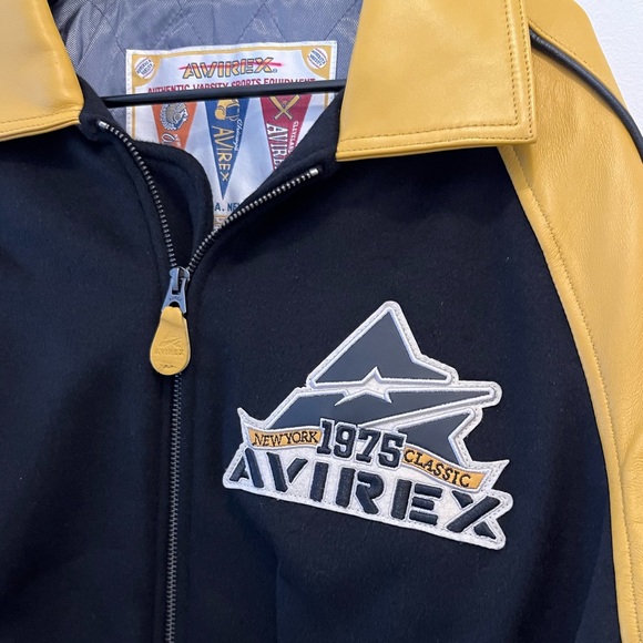 Avirex | Jackets & Coats | Avirex Classic Wool Leather Varsity Jacket ...
